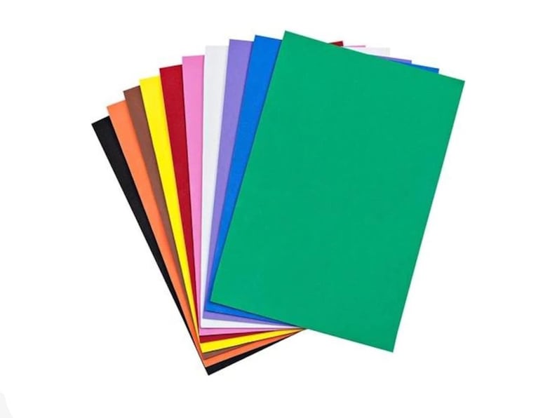 10 PCS Foam Sheets Crafts 9X12 Inch 10 Colors 2mm Eva Color Craft Foam ...