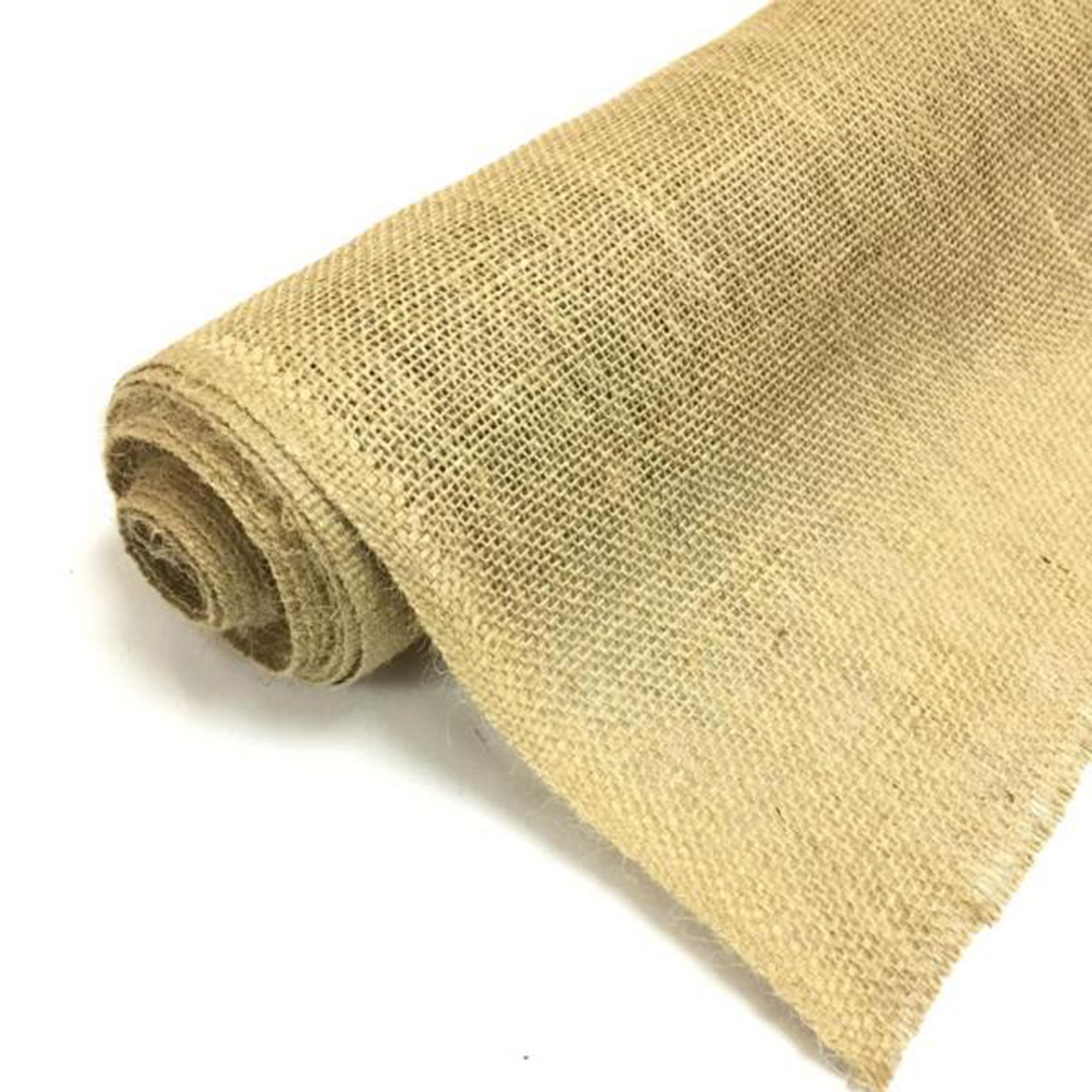 Natural Fiber Jute Burlap Fabric Roll Wide Mesh Fabric for Placemats ...