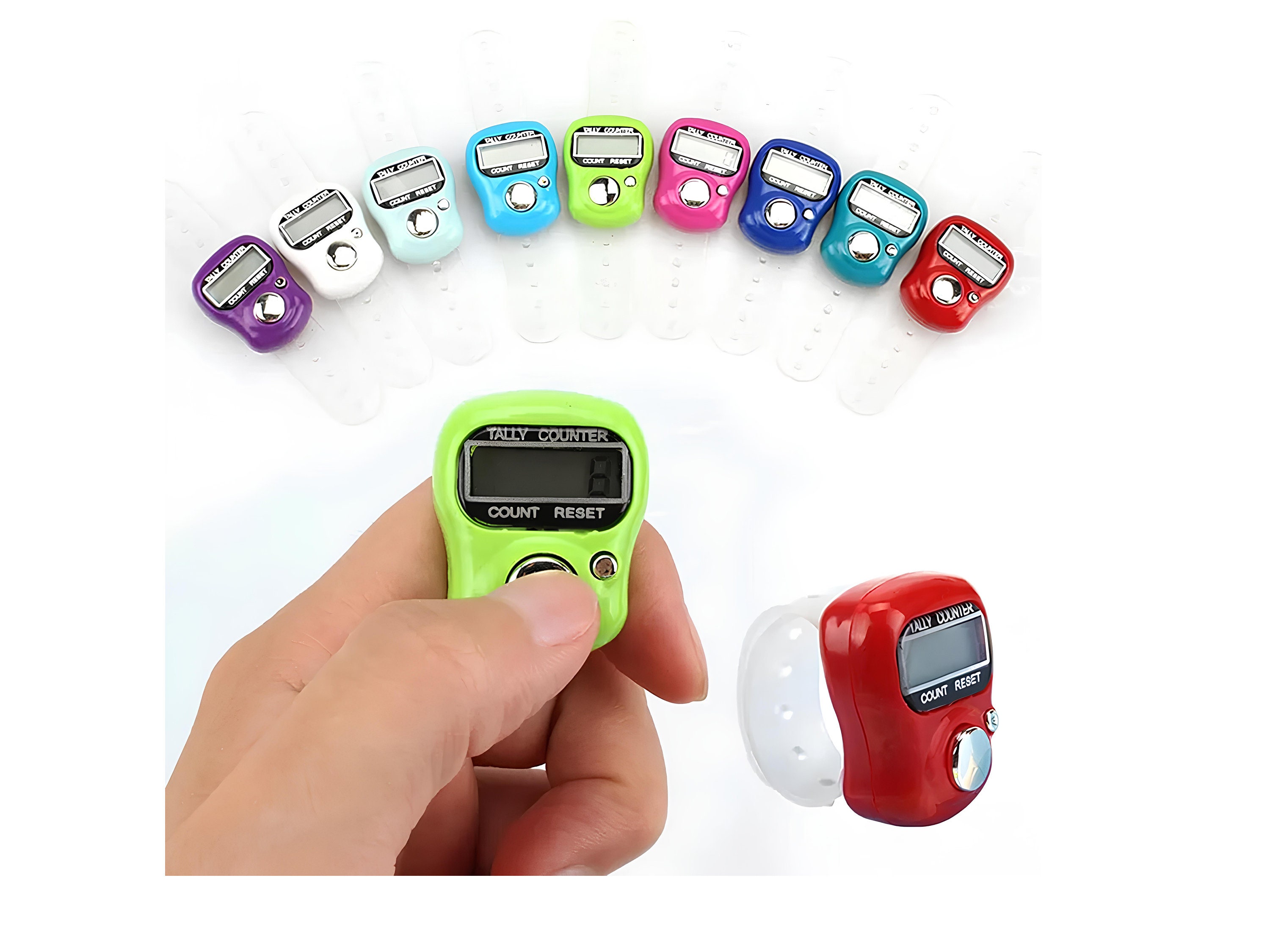 Digital Row Counter Ring Knitting Crochet Sports Lap Number Tracker ...