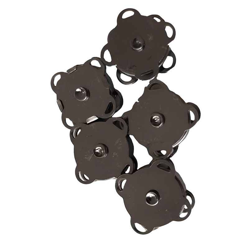 Sew-on Magnetic Snaps 18mm for Handbag Clasp Button Metal Purse Snap ...