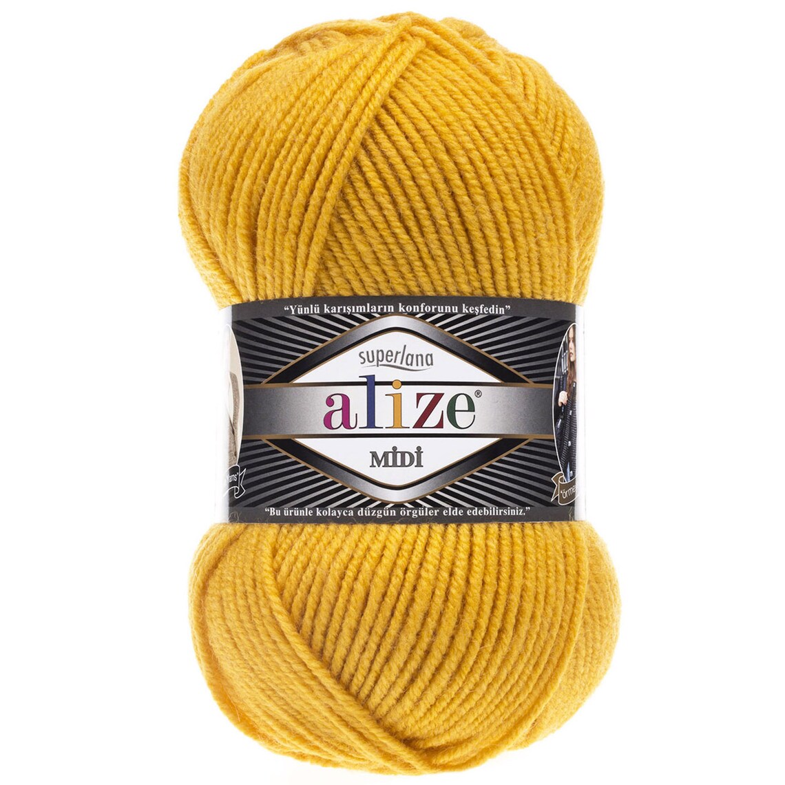 Alize Superlana Midi Knitting Yarn for Needlework Crochet Wool - Etsy