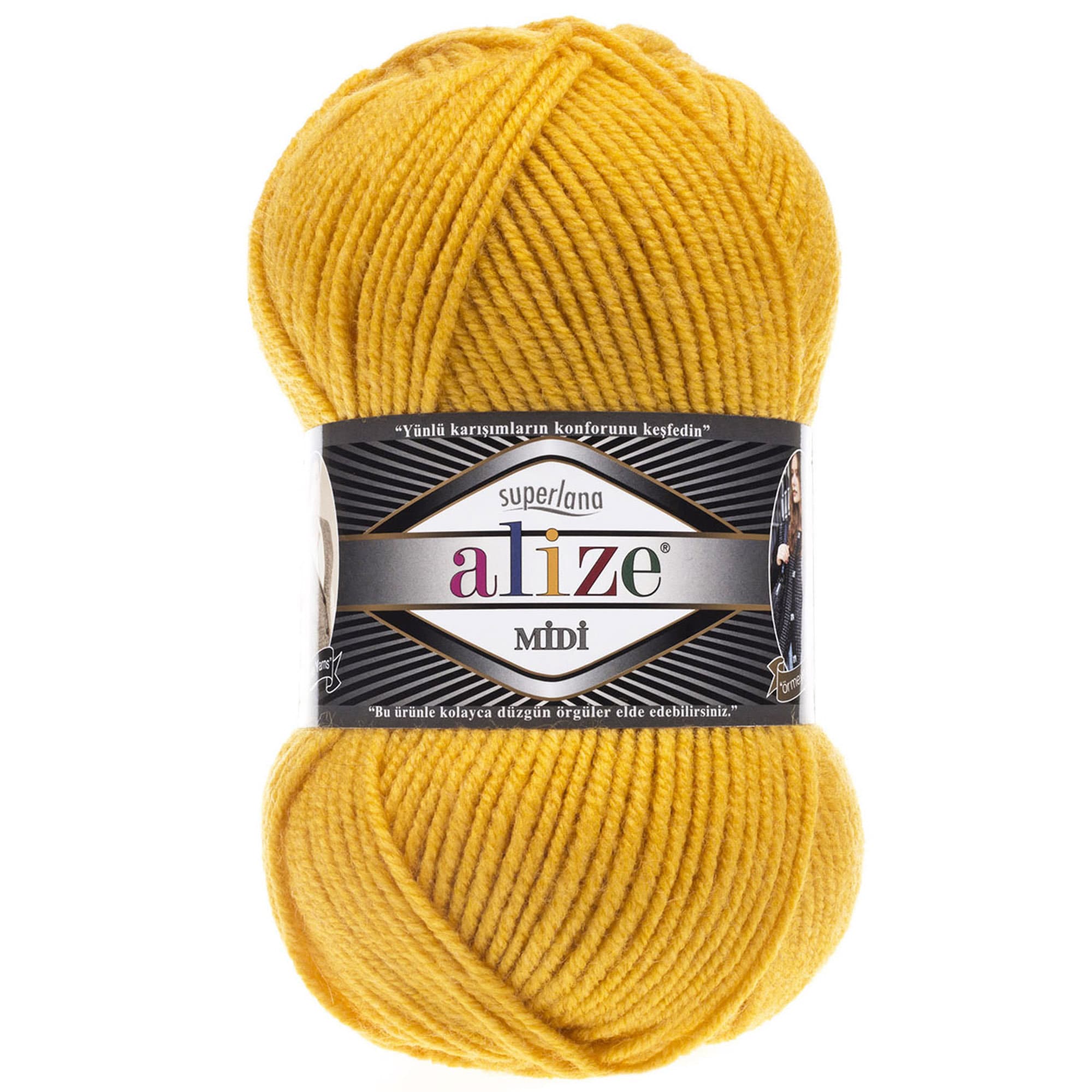 Alize Superlana Midi Knitting Yarn for Needlework Crochet Wool - Etsy