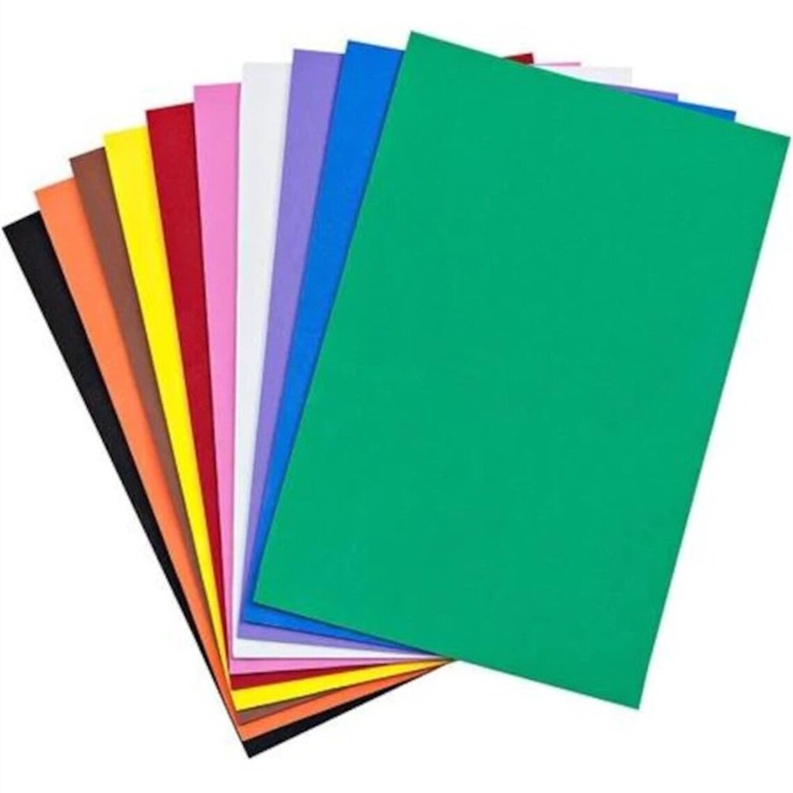 10 PCS Foam Sheets Crafts 9X12 Inch 10 Colors 2mm Eva Color Craft Foam ...