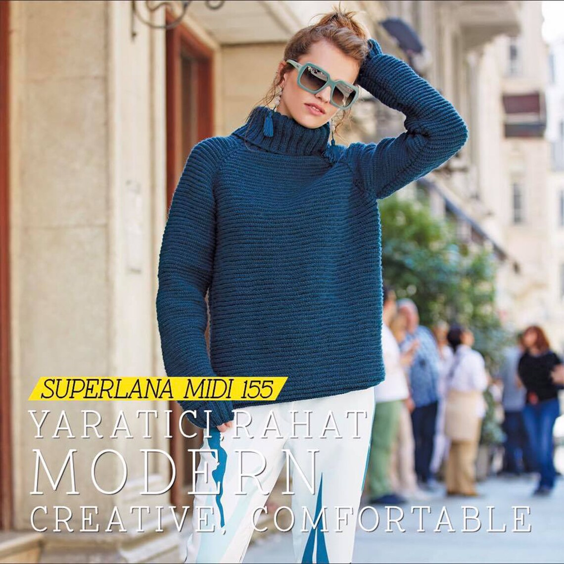 Alize Superlana Midi Knitting Yarn for Needlework Crochet Wool - Etsy