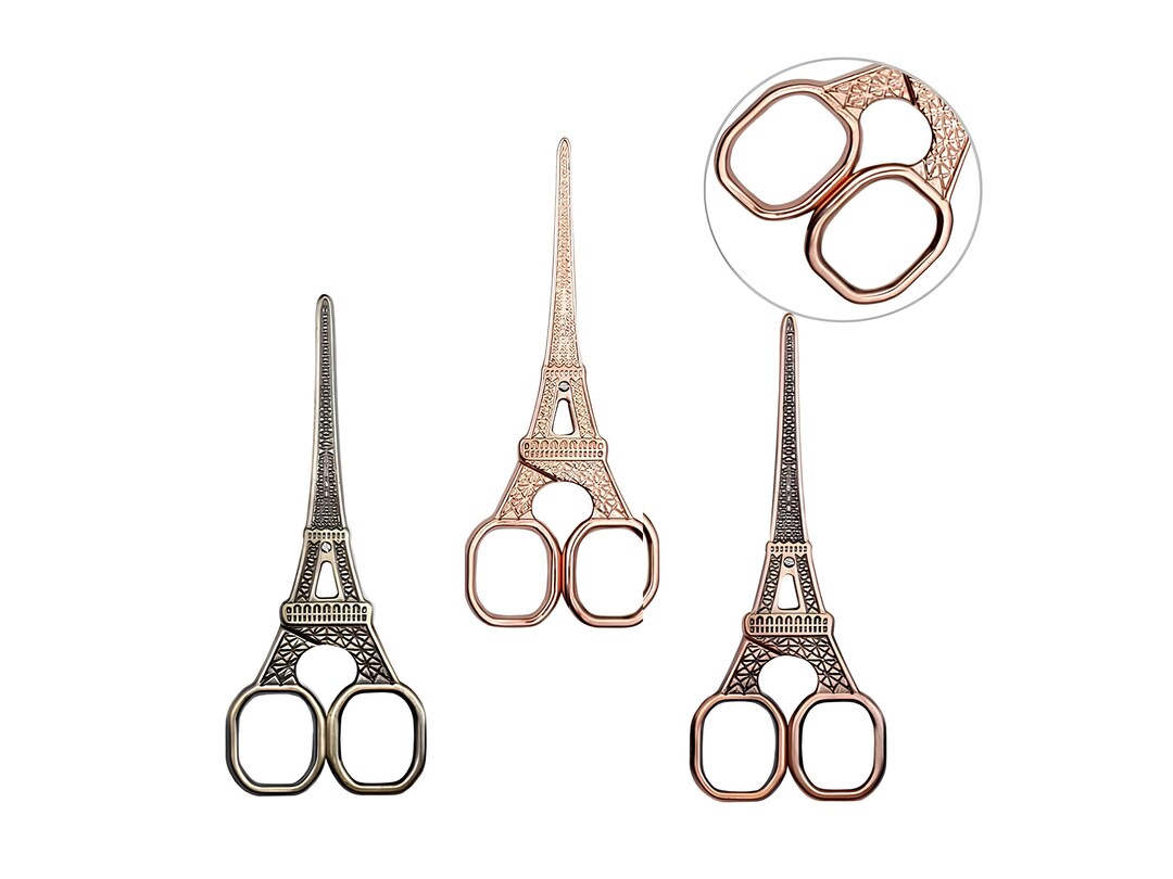 Eiffel Tower Yarn Scissors for Fabric and Crane Scissors Embroidery ...