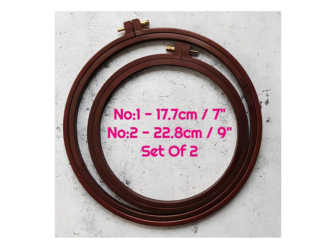 Plastik Punch Pulley Embroidery Screw Hoop for Cross Stitch Punch ...