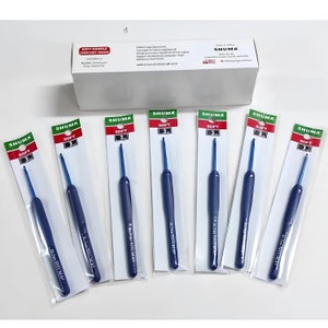 Crochet Hook Set for Amigurumi Hooks Shuma Blue Hook for Crochet Hook ...