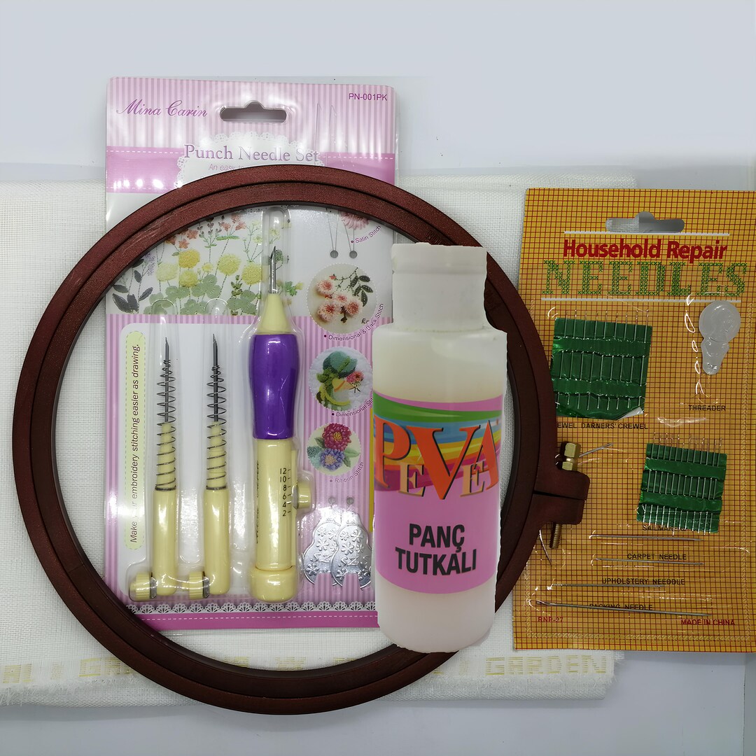 Punch Needle Kit Beginner Punch Knitting Kit for Adult Punch Starter ...