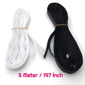 Sew-on Hook and Loop Fastening Tape Black or White Sew on Hook and Loop ...