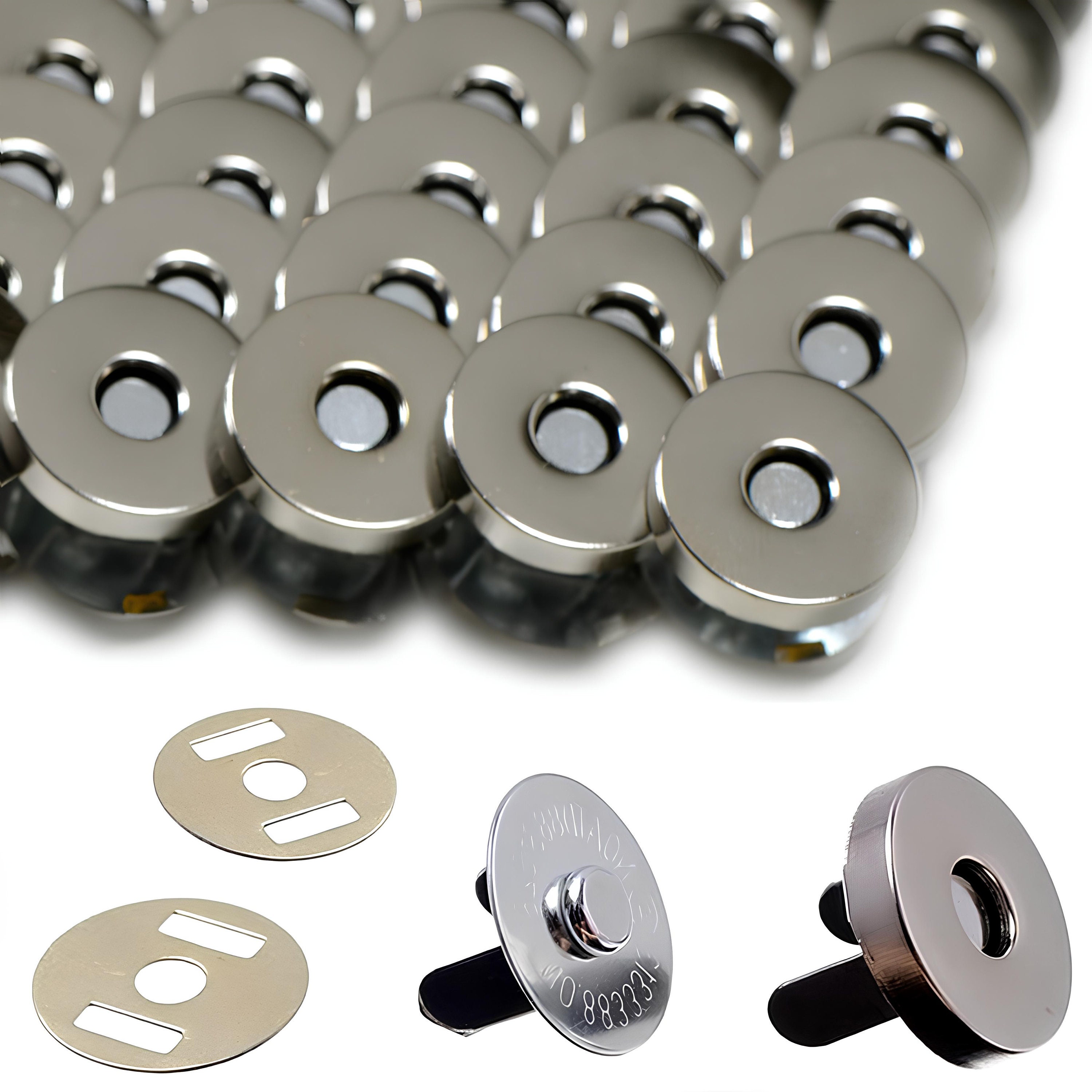 Magnetic Snaps 18mm for Handbag Clasp Button Metal Purse Snap - Etsy