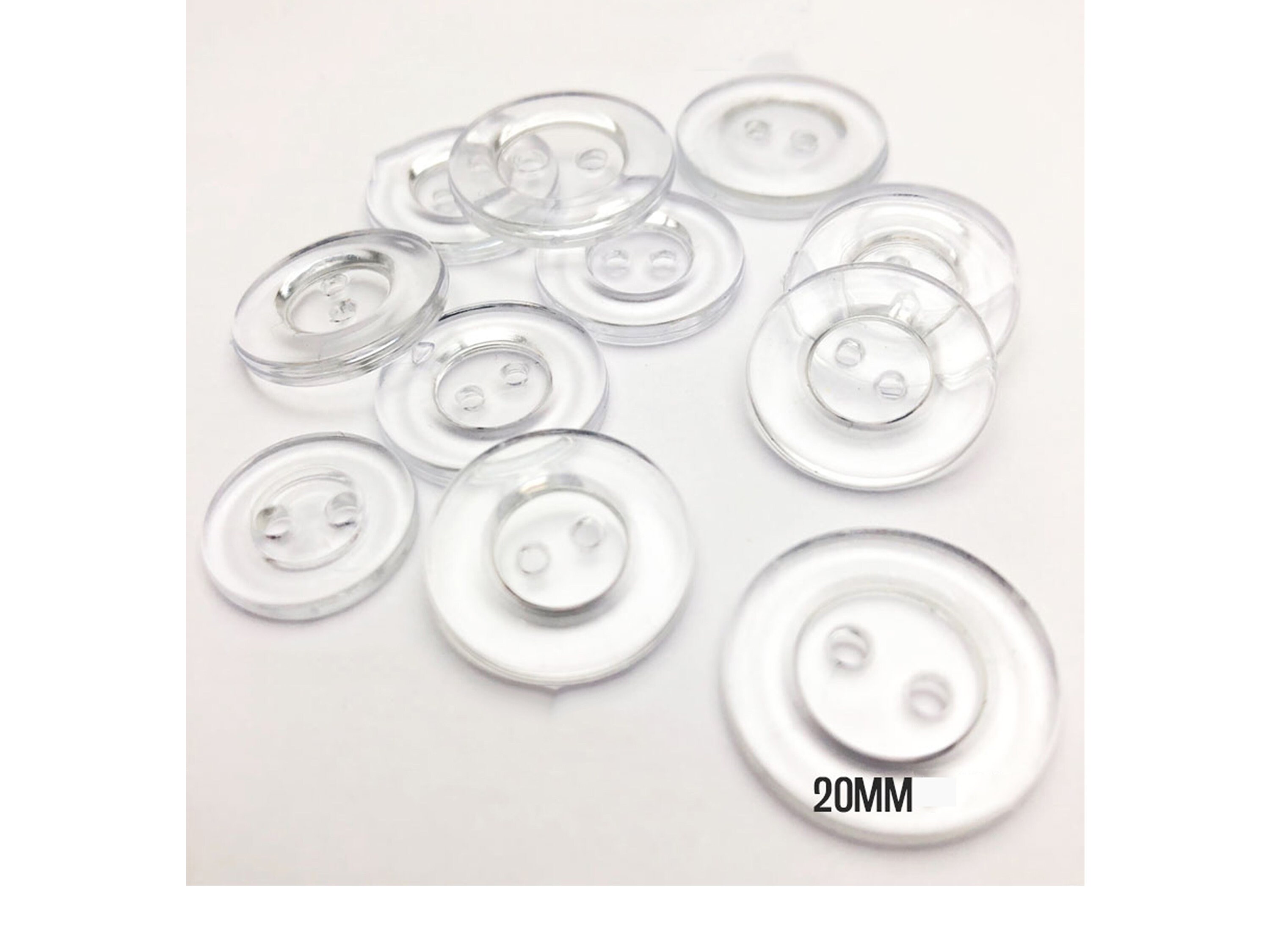 Clear Buttons for Sewing Crocheting Knitting Amigurumi Buttons ...