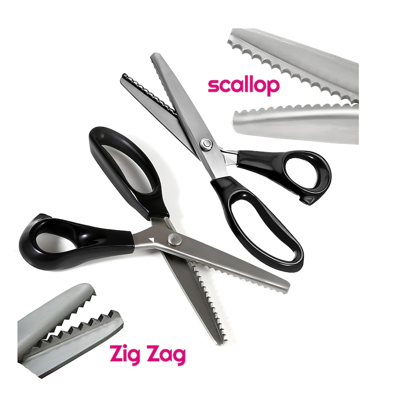 Zig Zag Scissors - Etsy