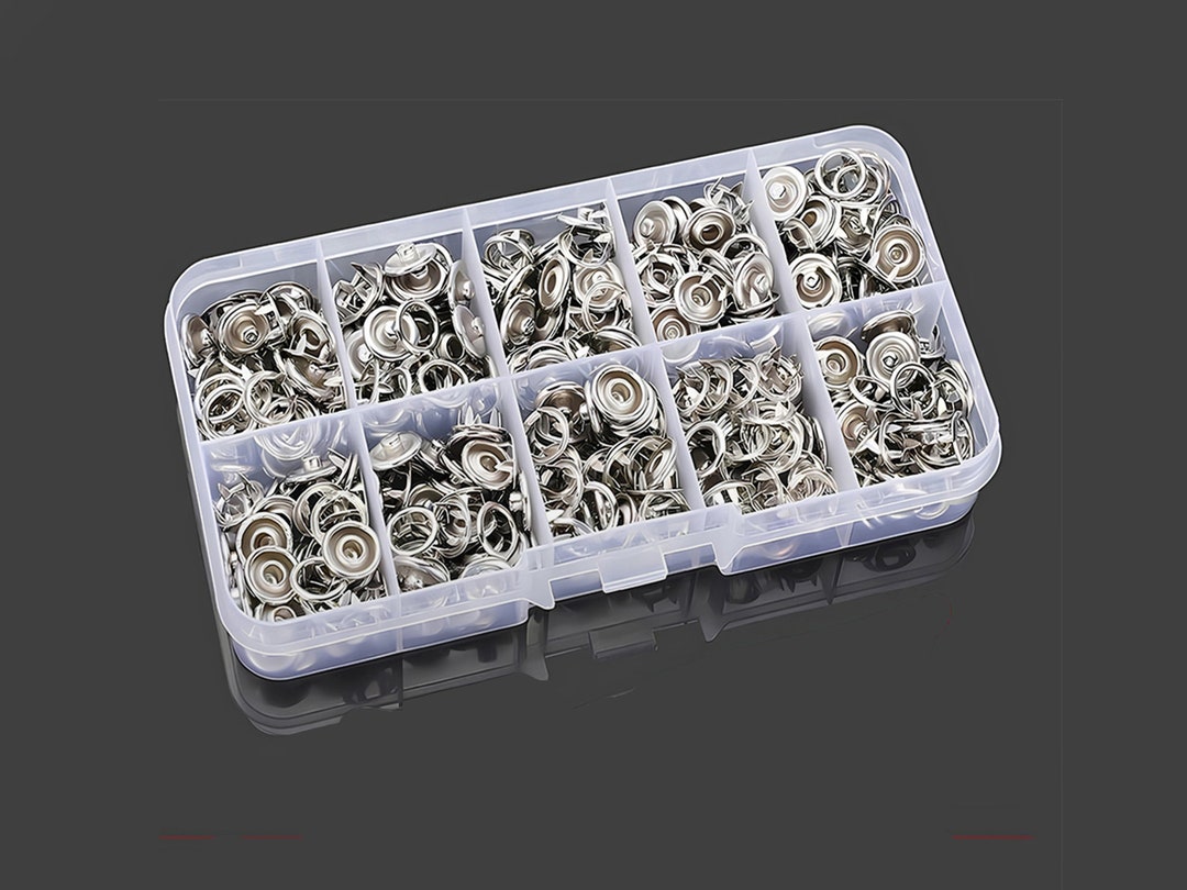 Snap Fastener Pliers Buttons Sets With Box for Clothes Sewing Buttons ...
