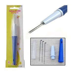 3 Needle Wool Felting Tool Multi Needle Felting for Beginner Wet ...