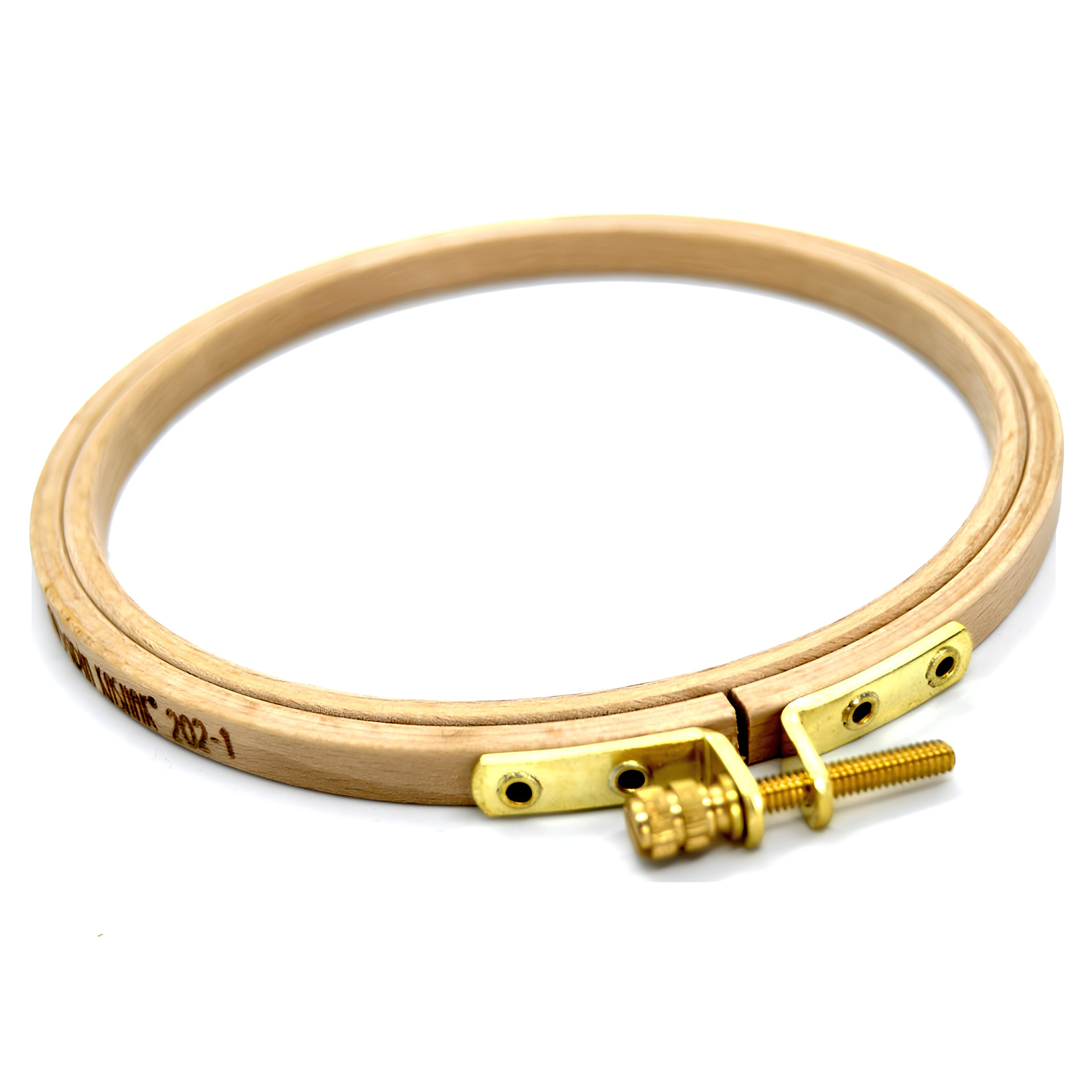 Şirin Wooden Embroidery Punch Needle Screw Hoop for Cross Stitch Punch ...