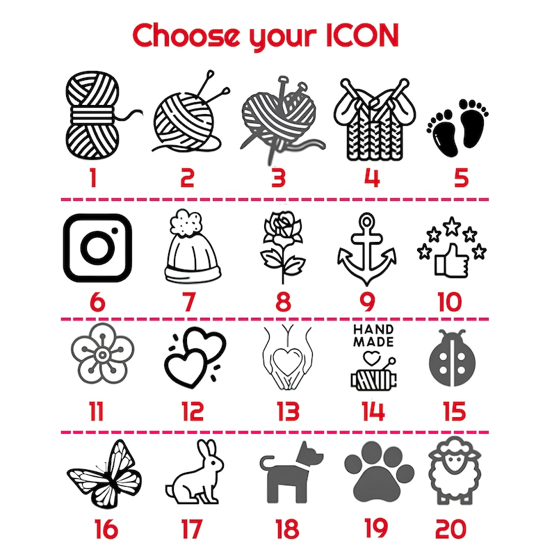 100 Pcs Personalized Sewing Label for Handmade Knitting Label for ...