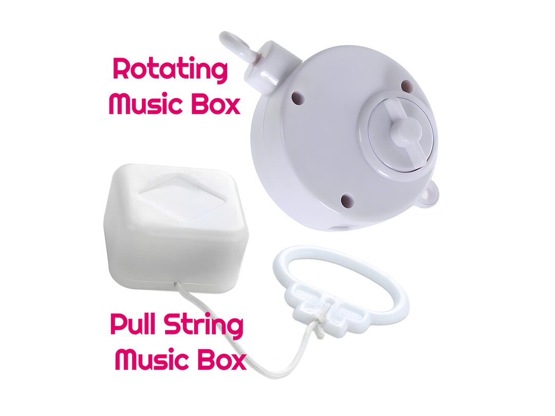 Crib Baby Mobile Rotary Music Box Baby Bed Bell Music Box With Pull ...