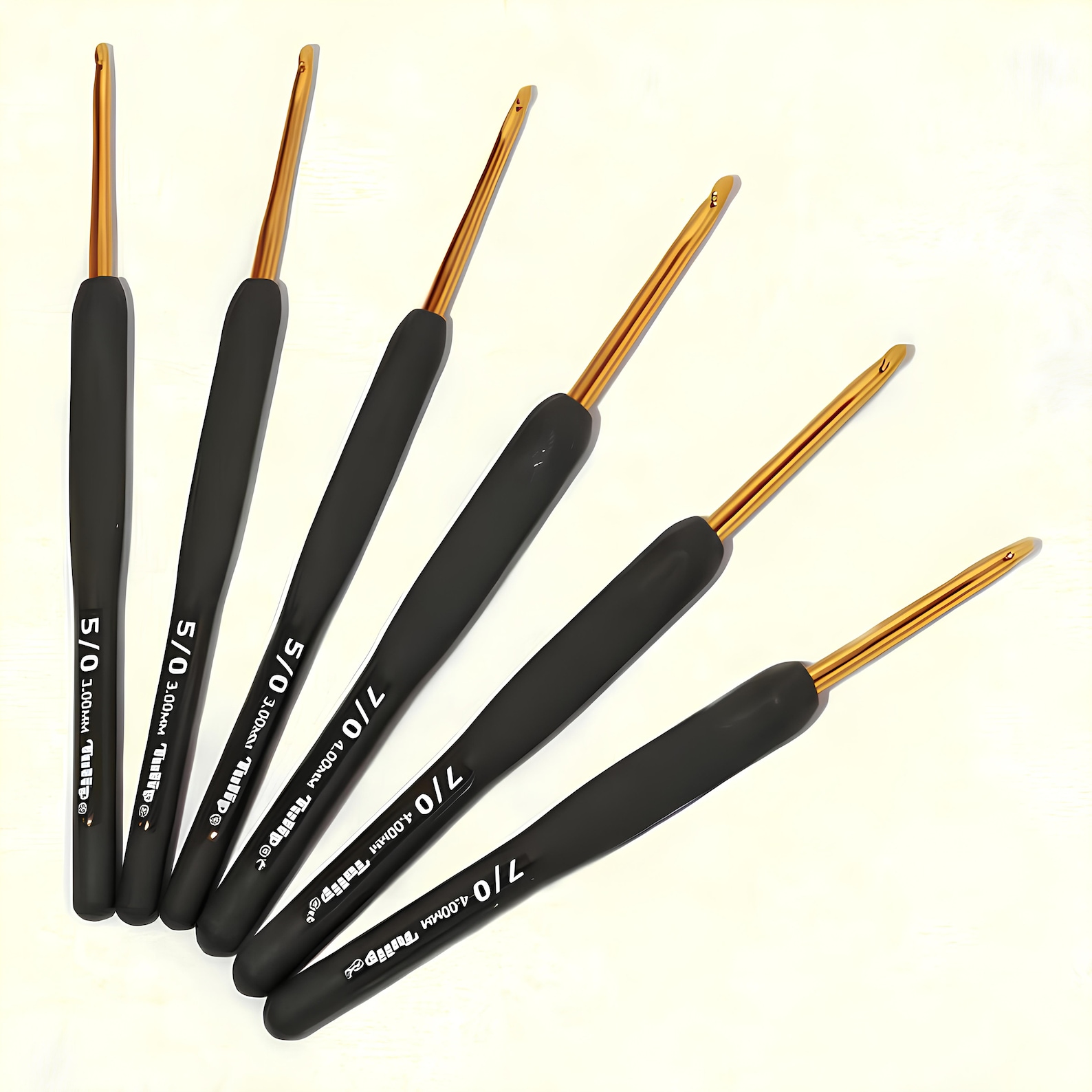 Set of 3 Tulip Etimo Mind Crochet Hook Set for Amigurumi Hooks Black ...