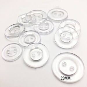 Clear Buttons for Sewing Crocheting Knitting Amigurumi Buttons ...