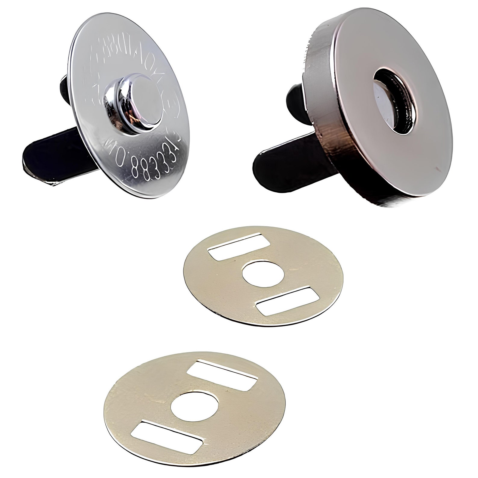 Magnetic Snaps 18mm for Handbag Clasp Button Metal Purse Snap - Etsy