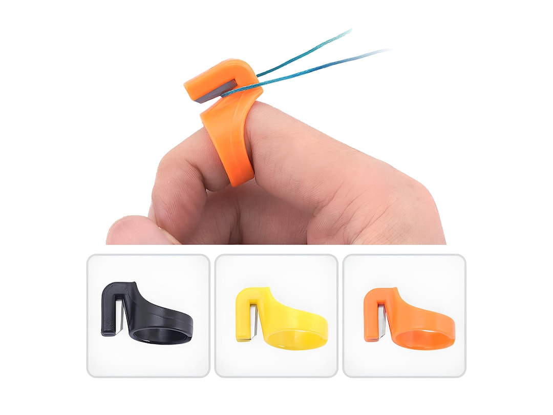 Finger Knife Ring Sewing Thimble Thread Cutter Sewing Knitting ...