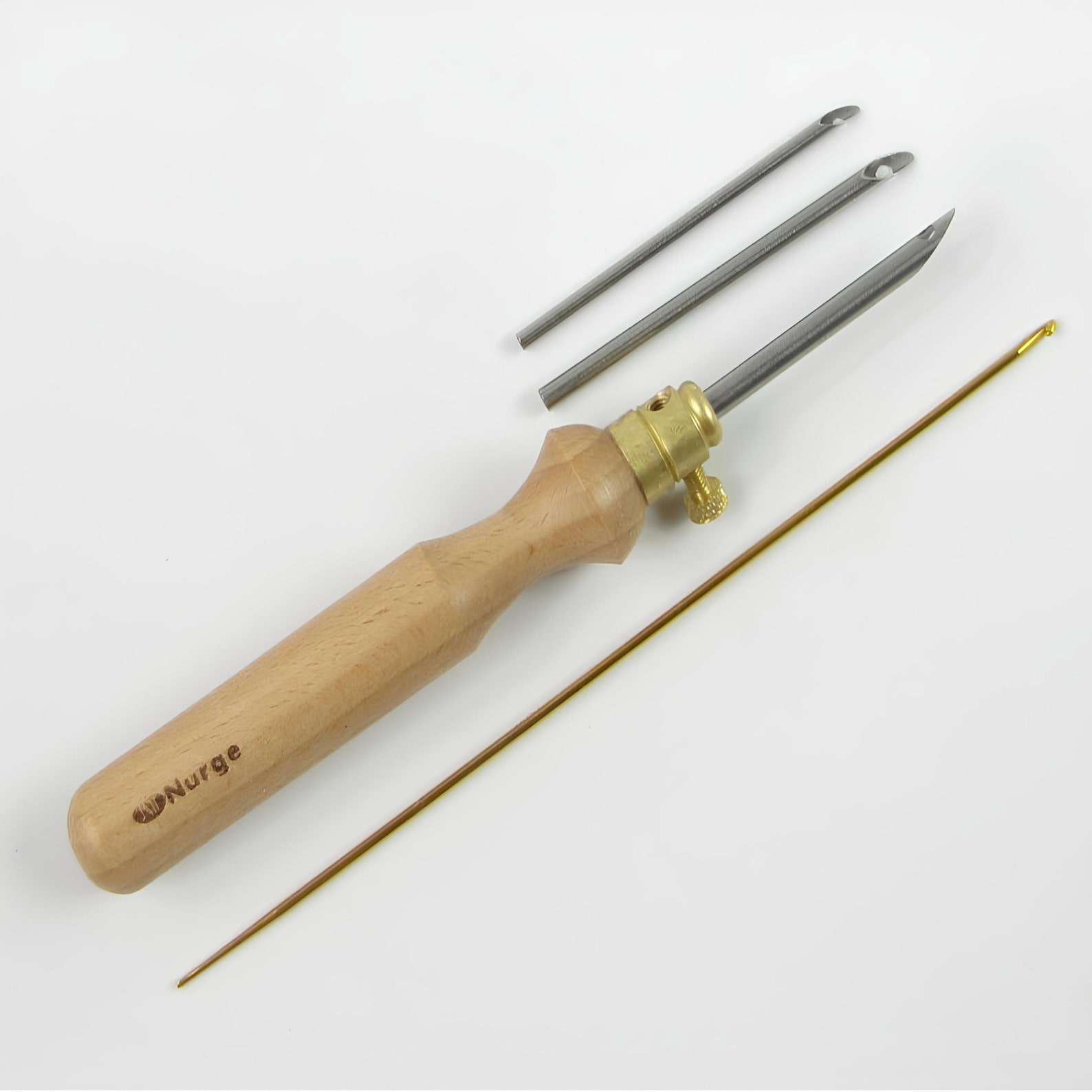 Nurge Punch Needle Set 3 Size Beginner Punch Knitting Needle Tool for ...