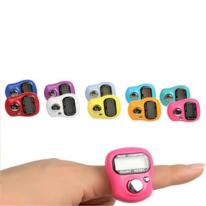 Digital Row Counter Ring Knitting Crochet Sports Lap Number Tracker ...