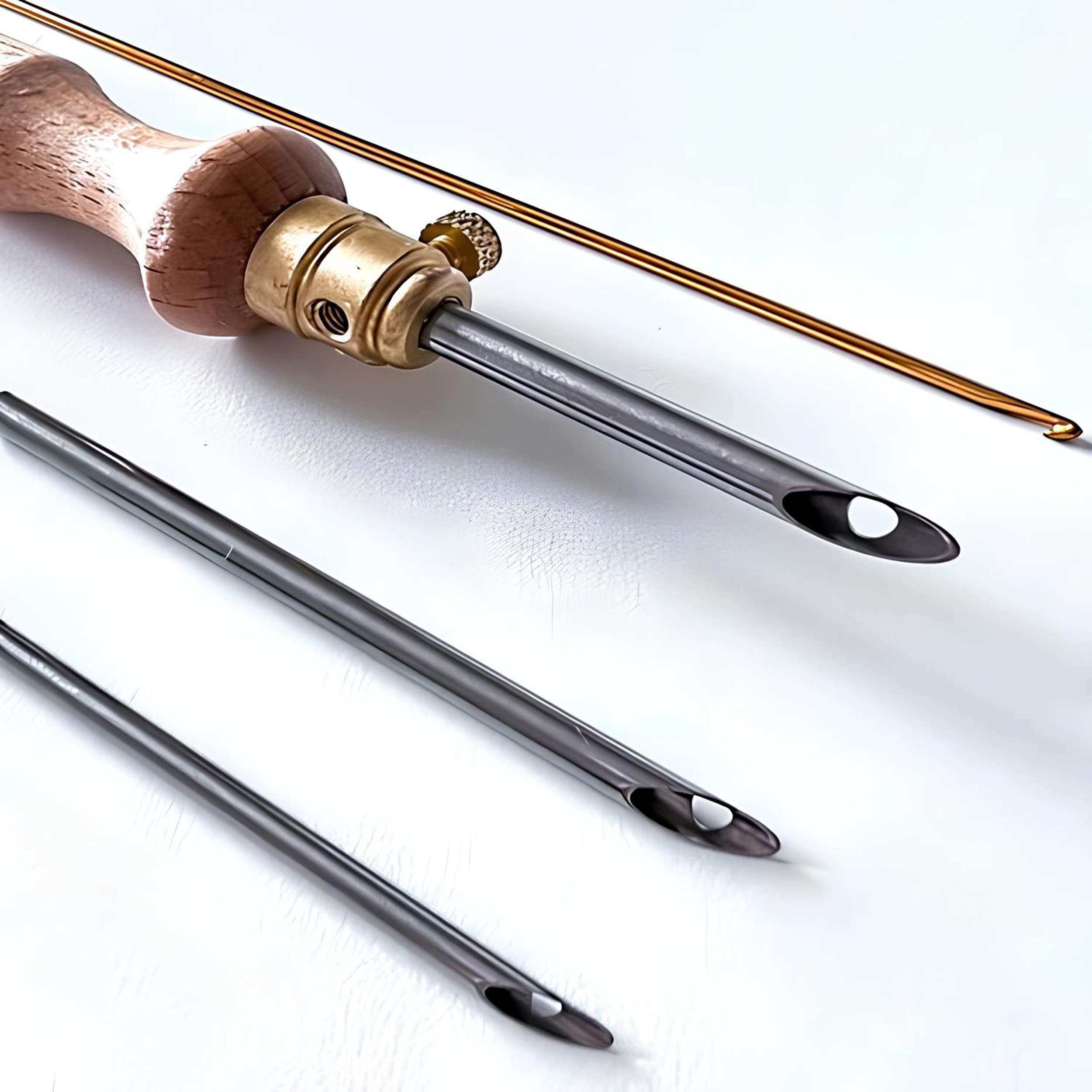 Nurge Punch Needle Set 3 Size Beginner Punch Knitting Needle Tool for ...