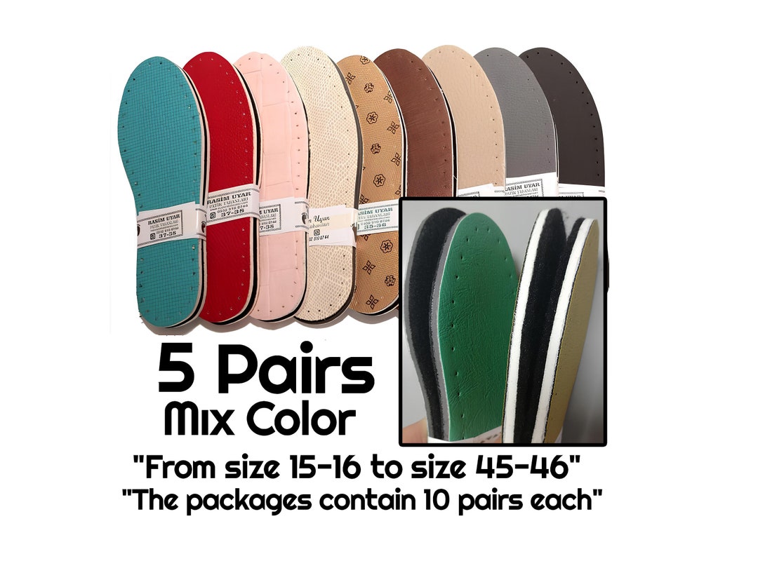 3-layer Shoe Soles for Crochet EVA Rubber Soles for Baby Booties Sole ...