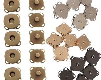 Magnetic Snaps 18mm for Handbag Clasp Button Metal Purse Snap - Etsy
