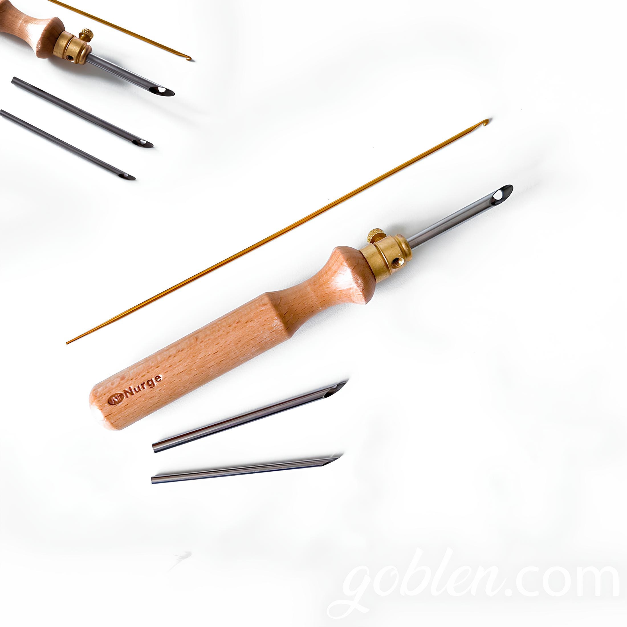 Nurge Punch Needle Set 3 Size Beginner Punch Knitting Needle Tool for ...