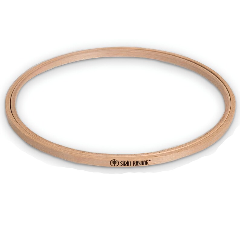 Şirin Wooden Embroidery Punch Needle Screwless Hoop for Cross Stitch ...