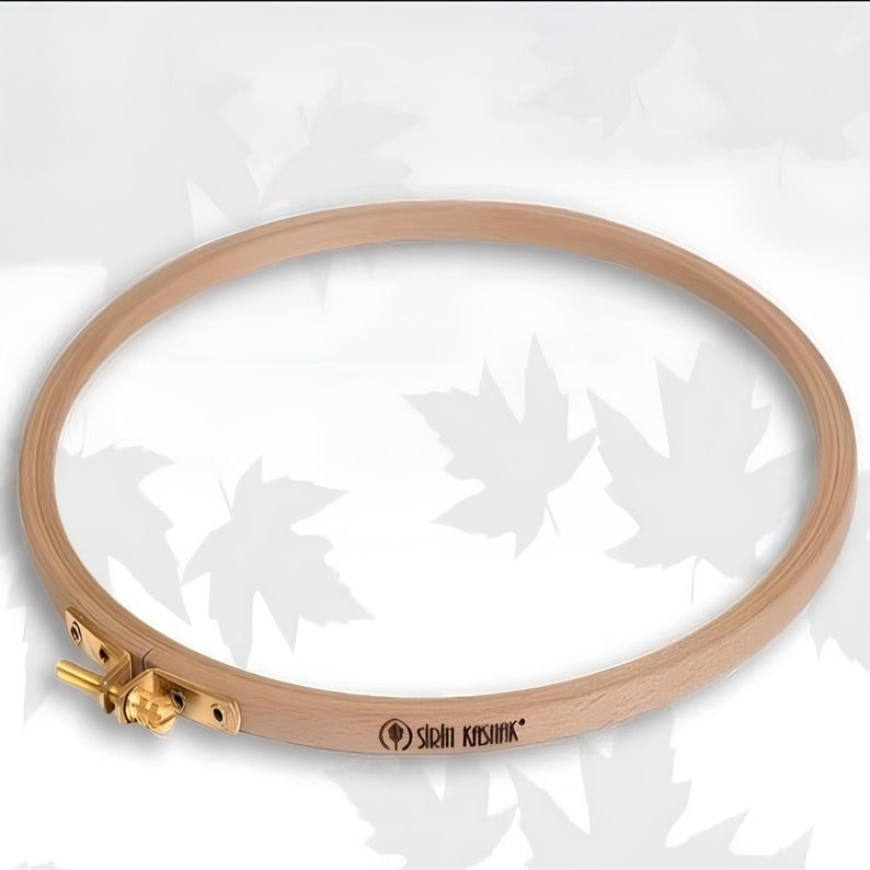 Şirin Wooden Embroidery Punch Needle Screw Hoop for Cross Stitch Punch ...