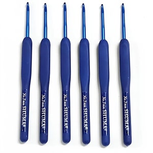 Crochet Hook Set for Amigurumi Hooks Shuma Blue Hook for Crochet Hook ...
