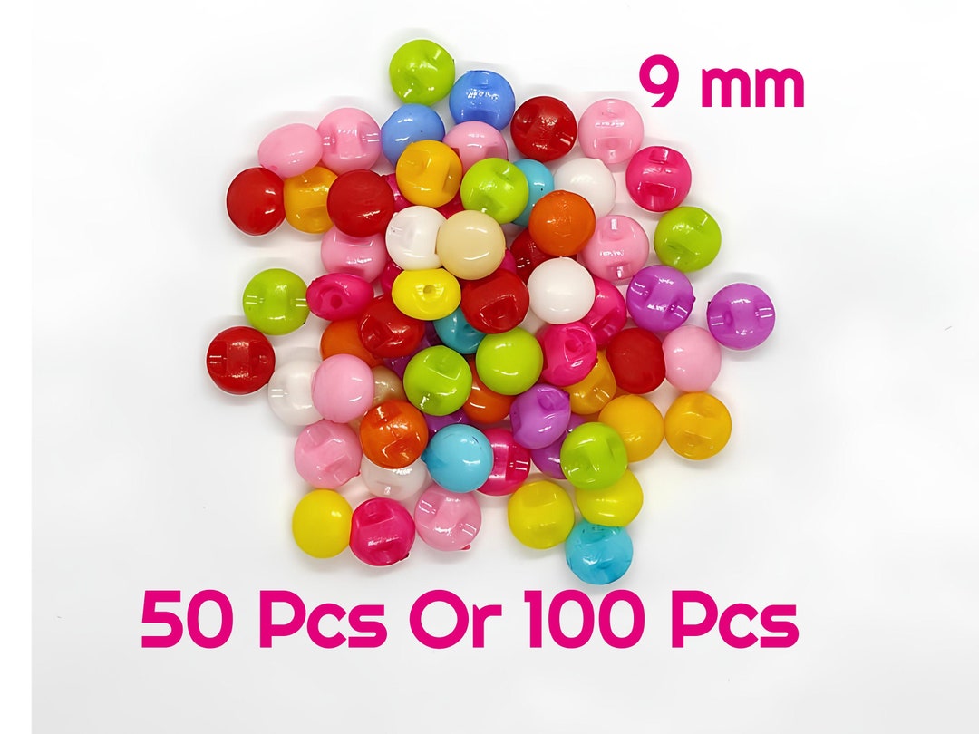 Plastic Mixed Tiny Shank Buttons for Sewing Crocheting Baby Handmade ...