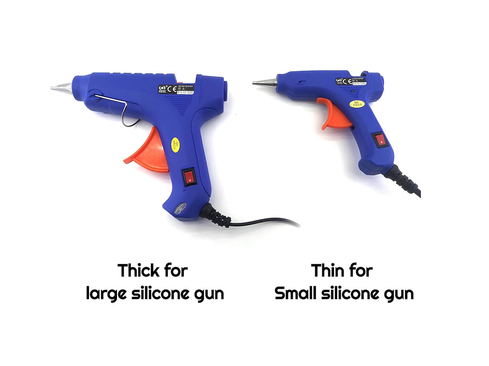 15 PCS Hot Glue Gun Sticks Thin or Thick Size Hot Glue Gun Sticks Super Transparent Glue Gun ...