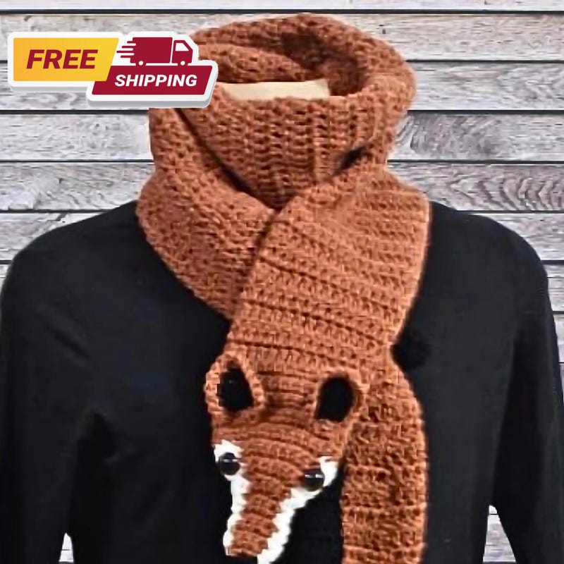 Fox Scarf - Etsy