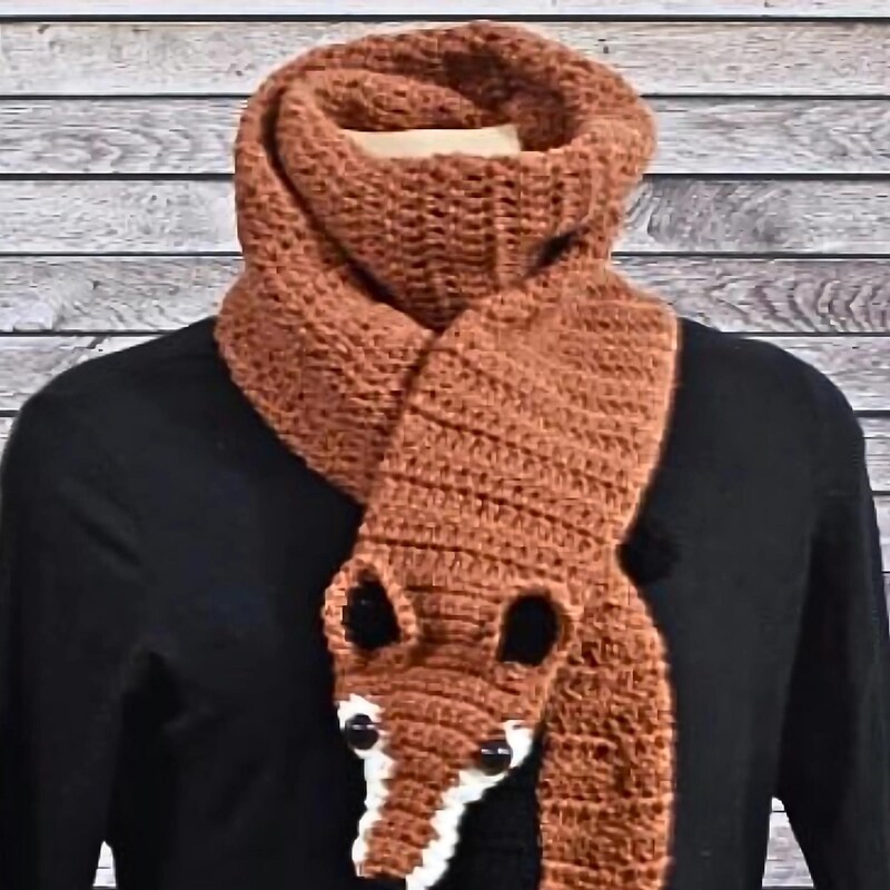Fox Scarf - Etsy