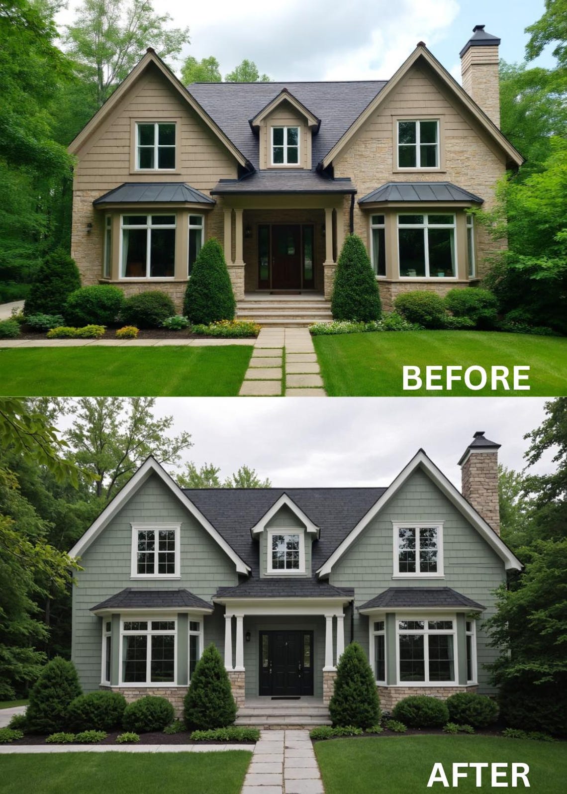 Exterior Design Visualization: Realistic 3D Home Remodel Renderings - Etsy