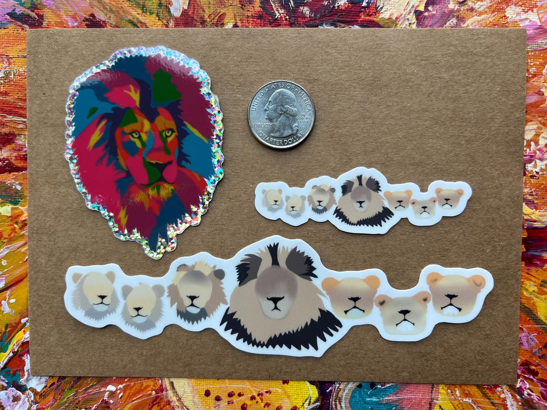 Lincoln Park Zoo Jabari + Lion Pride Sticker 2025 - Etsy