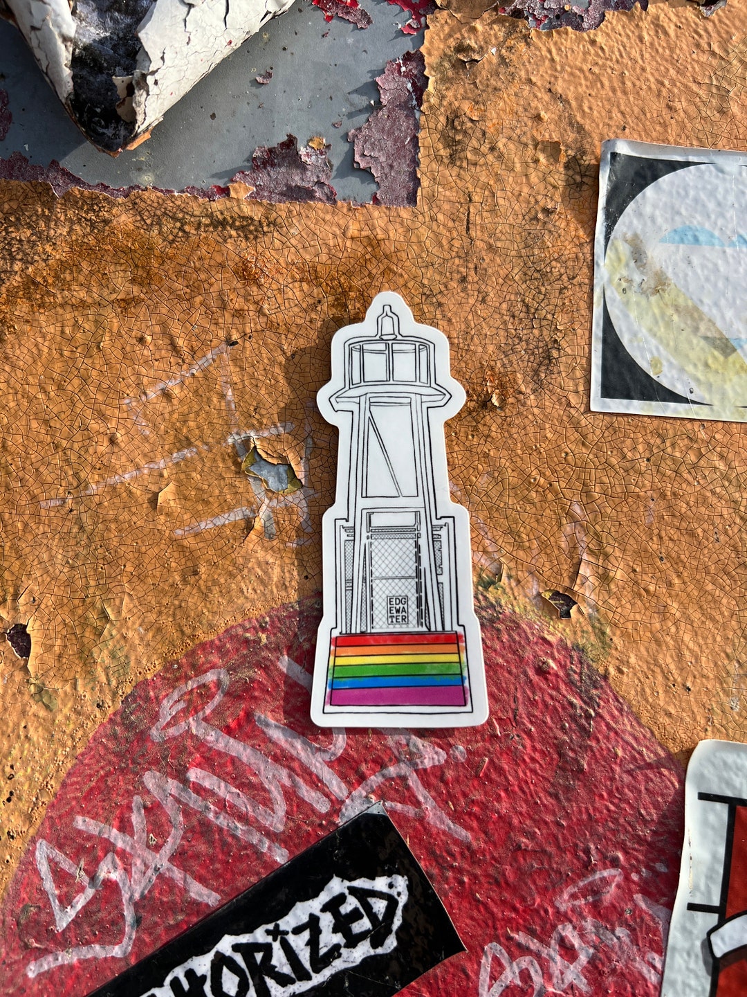Chicago Pride Hollywood Beach Rainbow Beacon Sticker - Etsy