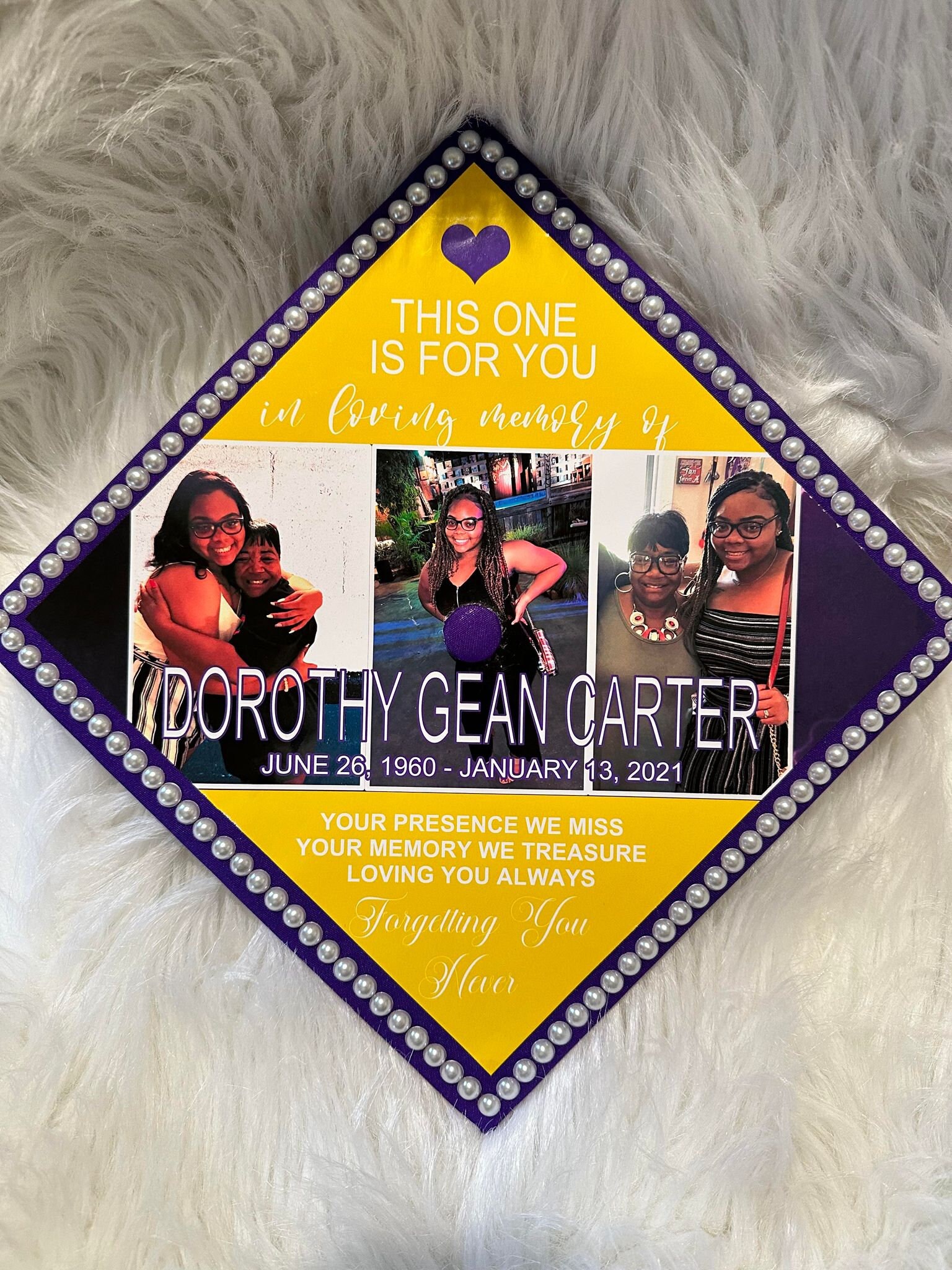 Custom Memorial Grad Cap Digital Design/download/please Read Item ...