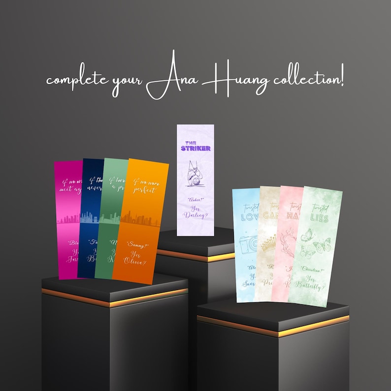 Ana Huang | Kings of Sin Series Bookmark - Etsy UK