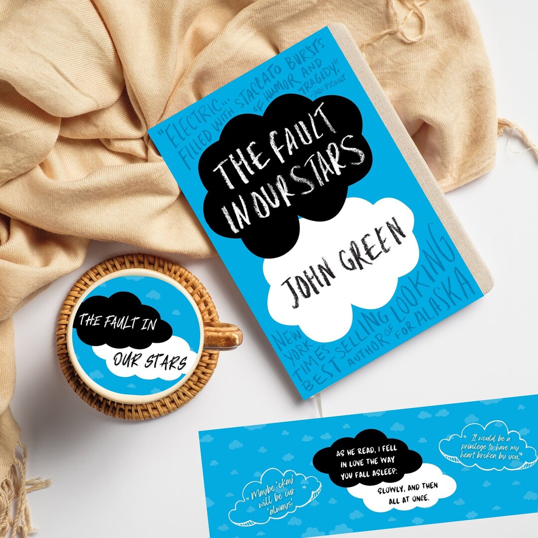 The Fault in Our Stars | John Green | Paper Bookmark | Square Sticker ...