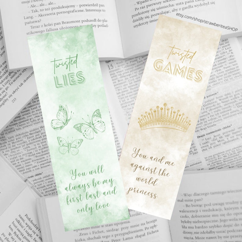 Twisted Series Bookmark Ana Huang Twisted Love Twisted Games Twisted ...