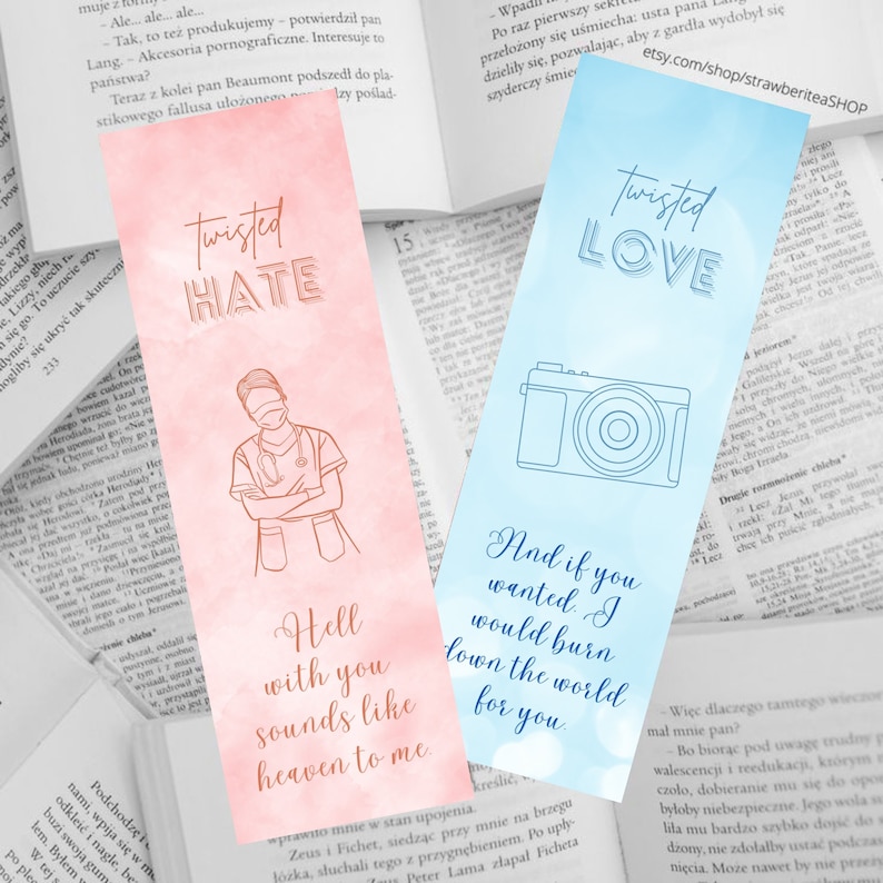 Twisted Series Bookmark Ana Huang Twisted Love Twisted Games Twisted ...