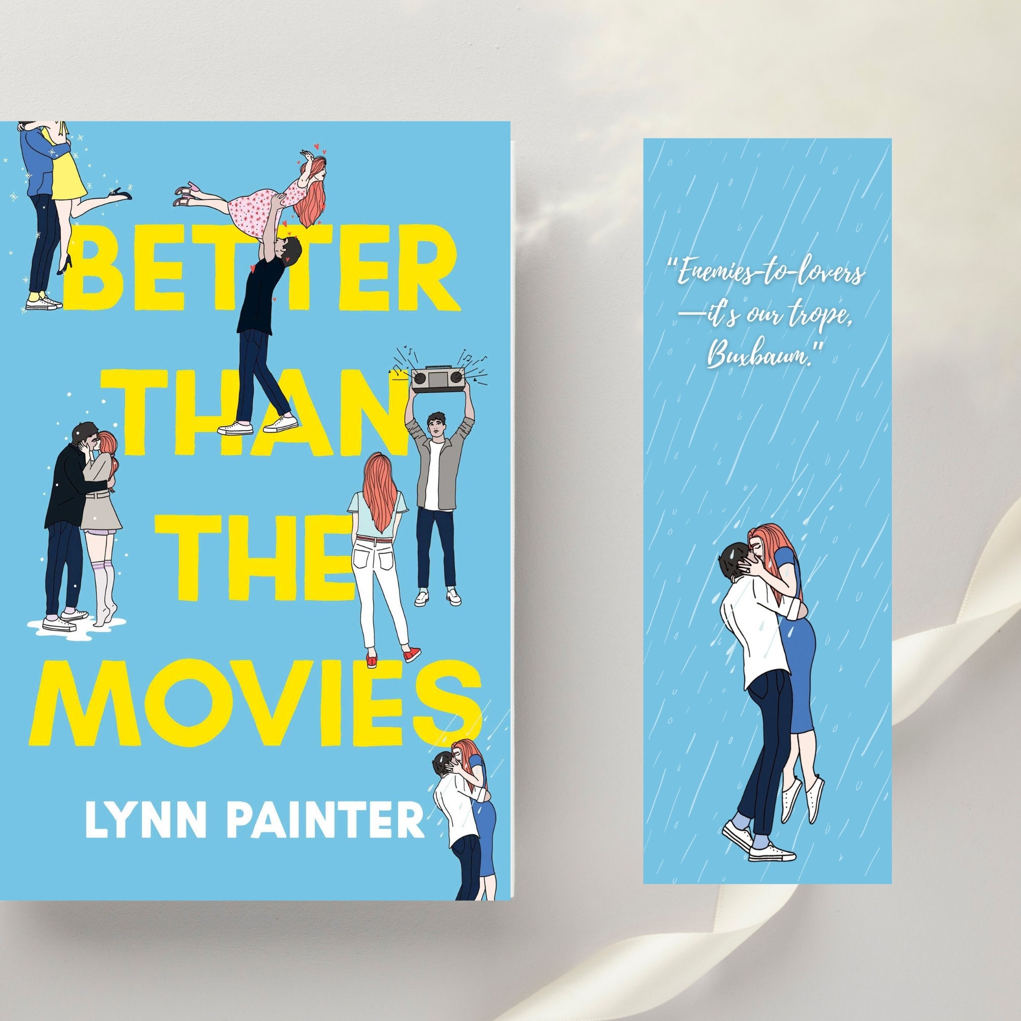 Better Than the Movies Bookmarks Lynn Painter Paper Bookmark Romance ...