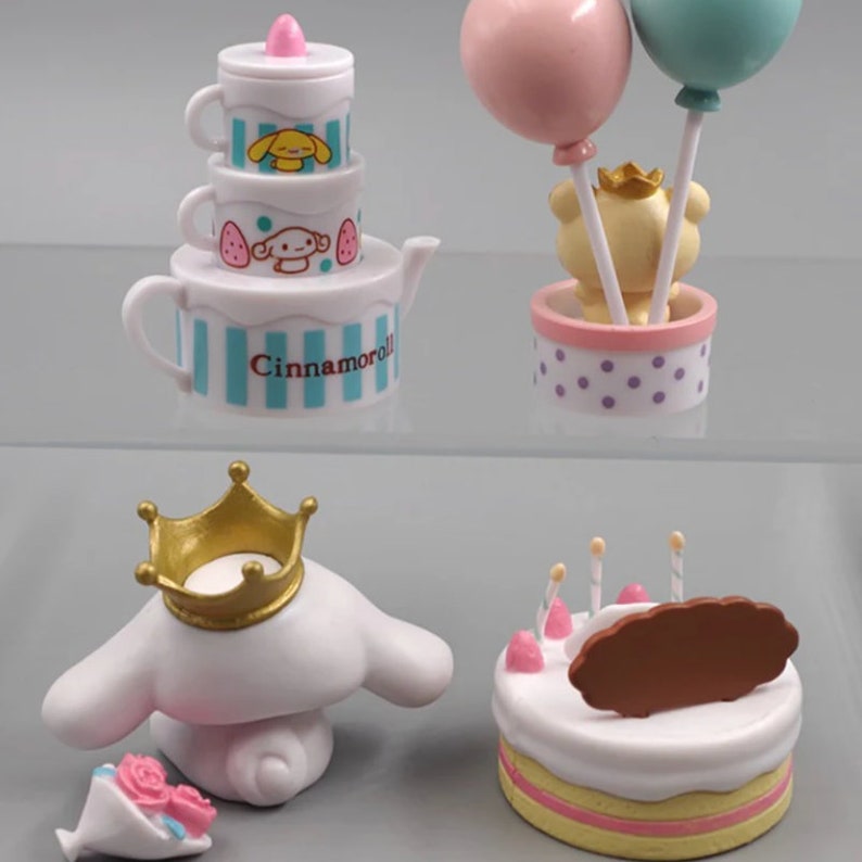 Cinnamoroll & Friends Cake Toppers: Kawaii Cartoon Puppet Deco, Anime ...