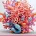 8 X Model Coral – Polyps – Digital Download, Graphic Design ...