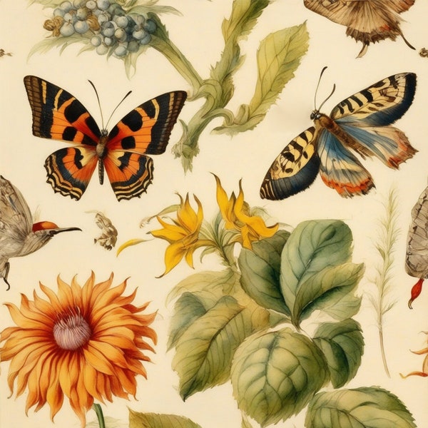 Flora and Fauna Art - Etsy